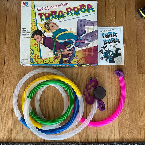 Milton Bradley | Games | Vtg 8s Tuba Ruba Body Action Game 987 Milton ...